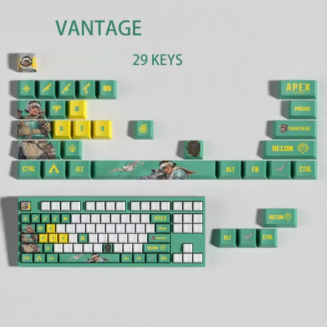 Apex Legends Vantage Keycaps – Limited Edition (29 Keys) – RealG