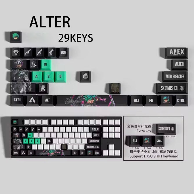Apex Legends Alter Keycaps – Limited Edition (29 Keys) – RealG
